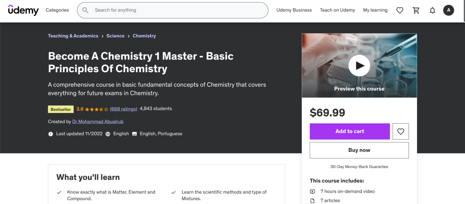 The 7 Best Chemistry Online Courses of 2025 - Intelligent
