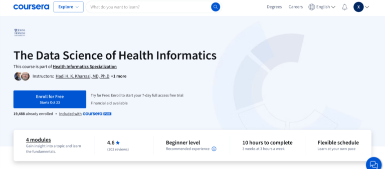 The 7 Best Online Health Informatics Courses of 2025 - Intelligent