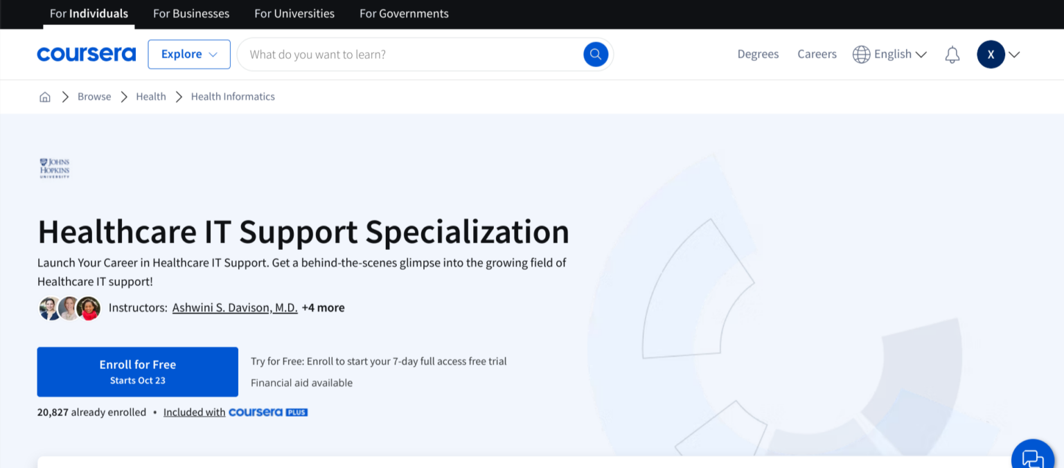 The 7 Best Online Health Informatics Courses of 2025 - Intelligent