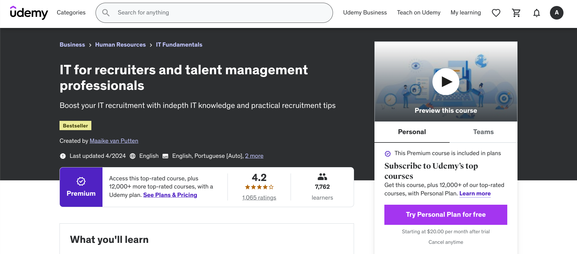 The 9 Best Online Information Technology Courses of 2025 - Intelligent